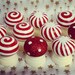 Set of 3 Christmas Toadstools. Handpainted Candy Cane Toadstools ...