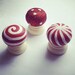 Set of 3 Christmas Toadstools. Handpainted Candy Cane Toadstools ...