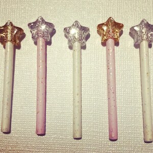 Miniature Fairy Wands. Handpainted Magic Wand With Star Bead - Etsy