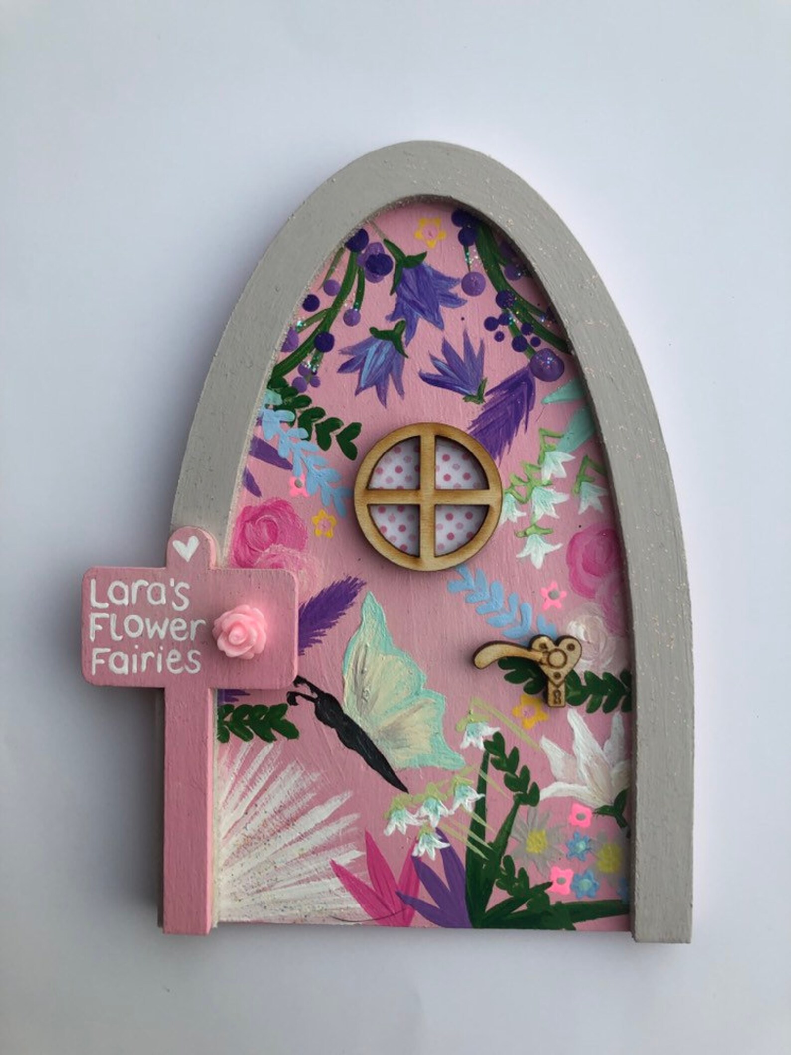 Toadstool, Woodland or Flower Scene, Made to Order Fairy and Elf Door ...
