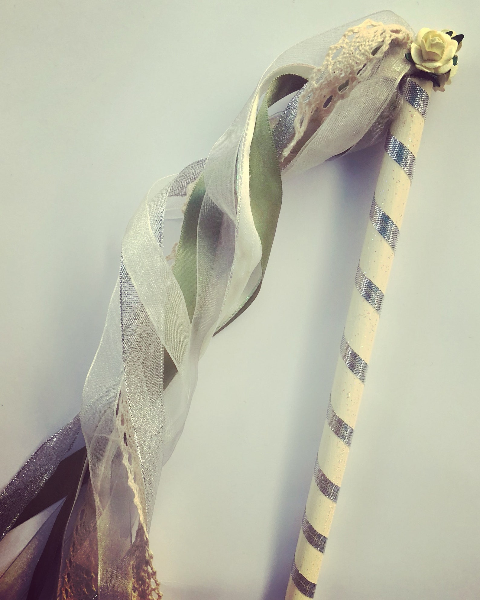 Flower Fairy Wands. Custom Colour Scheme, Ribbon Wands for Flower Girls ...