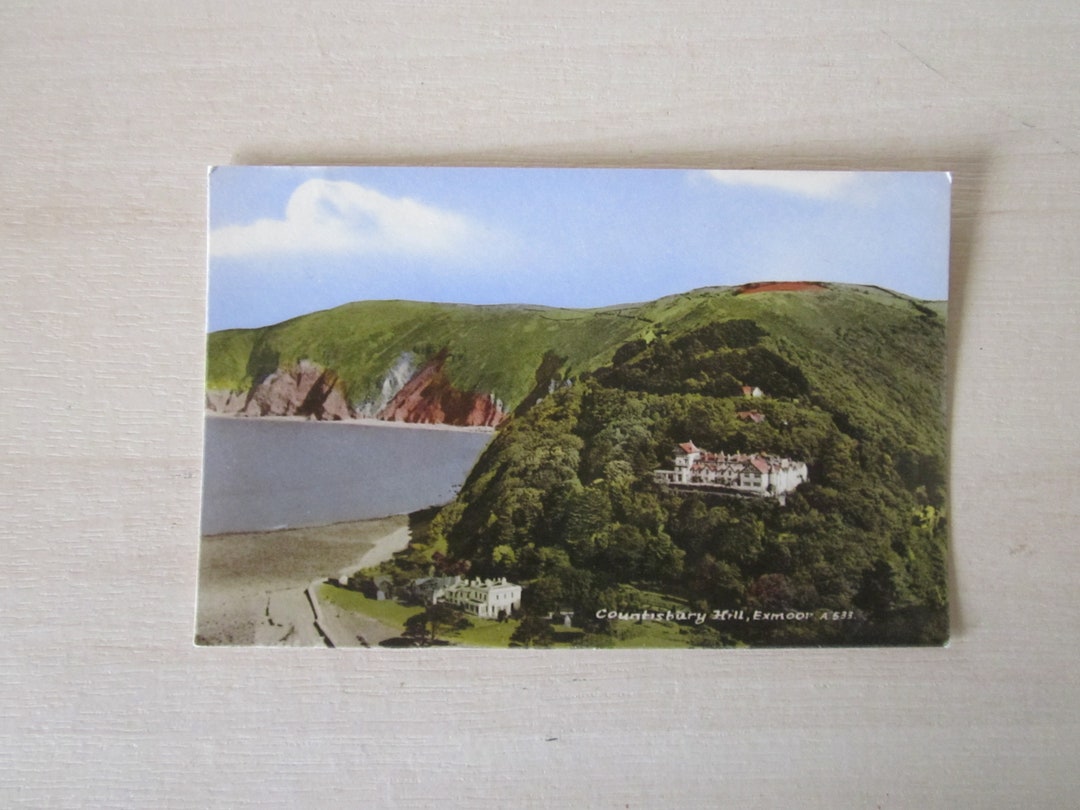 Countisbury Hill Exmoor Devon. Real Photo Postcard RPPC. - Etsy
