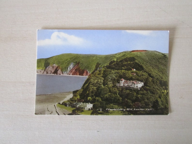 Countisbury Hill Exmoor Devon. Real Photo Postcard RPPC. - Etsy