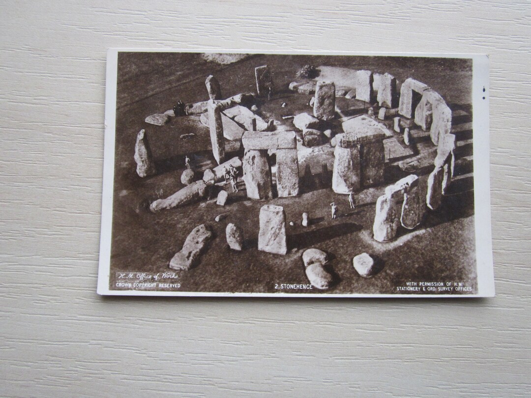 Stonehenge, Wiltshire, UK. Old Vintage Postcard, Genuine, Original ...