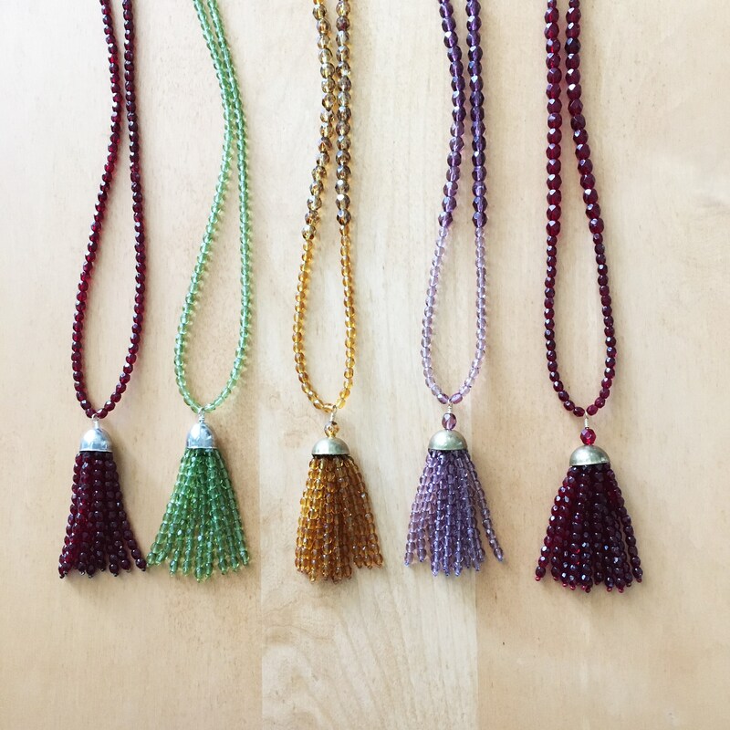 Crystal Tassels - Etsy