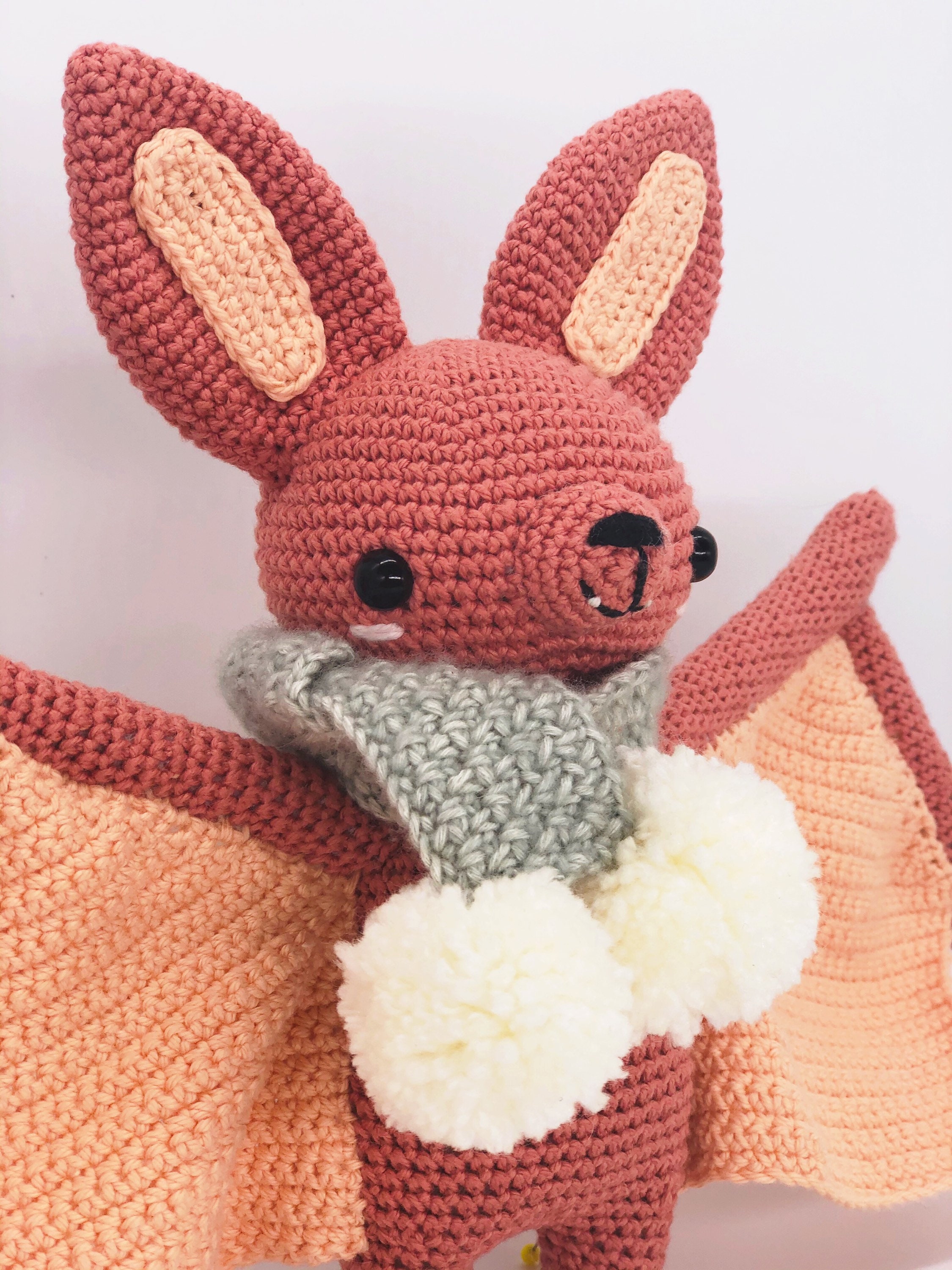 Hugo the Bat Amigurumi - Etsy