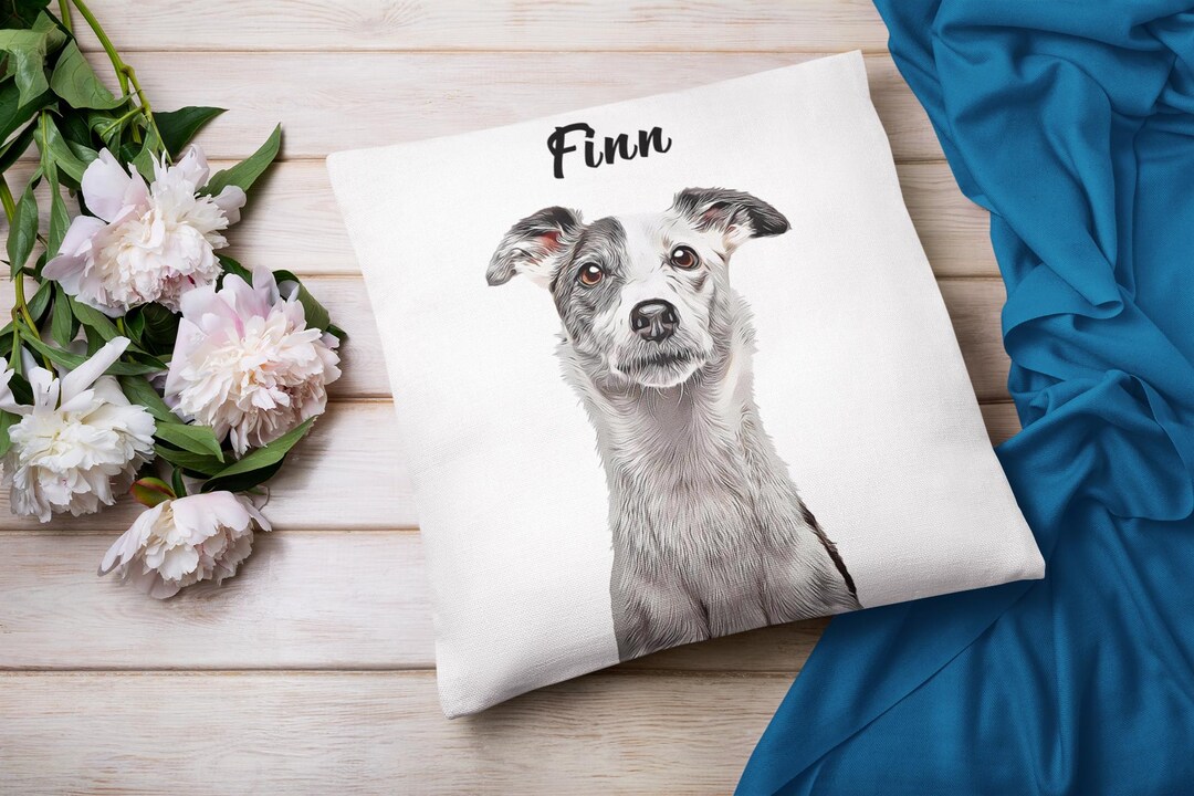 Custom Dog Pet Pillow With Photo, Customized Pet Photo Pillow, Pet ...