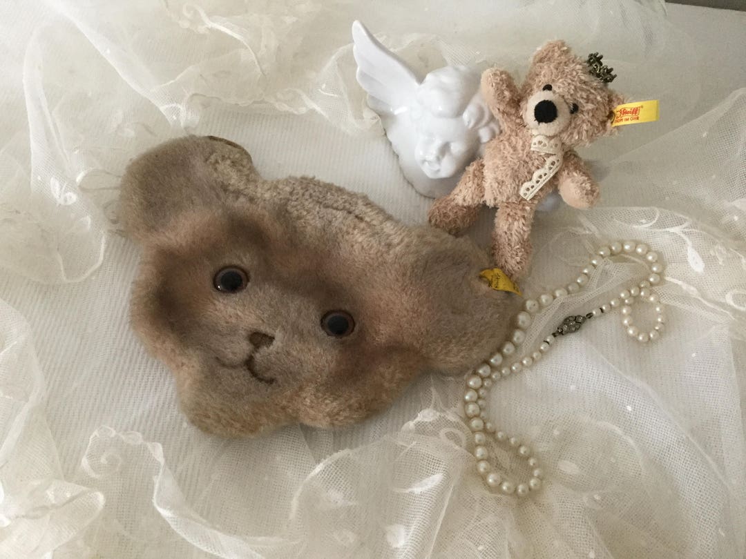 German Steiff Bear & Bag Teddy Artist Teddy Antique Steiff Doll Neck ...