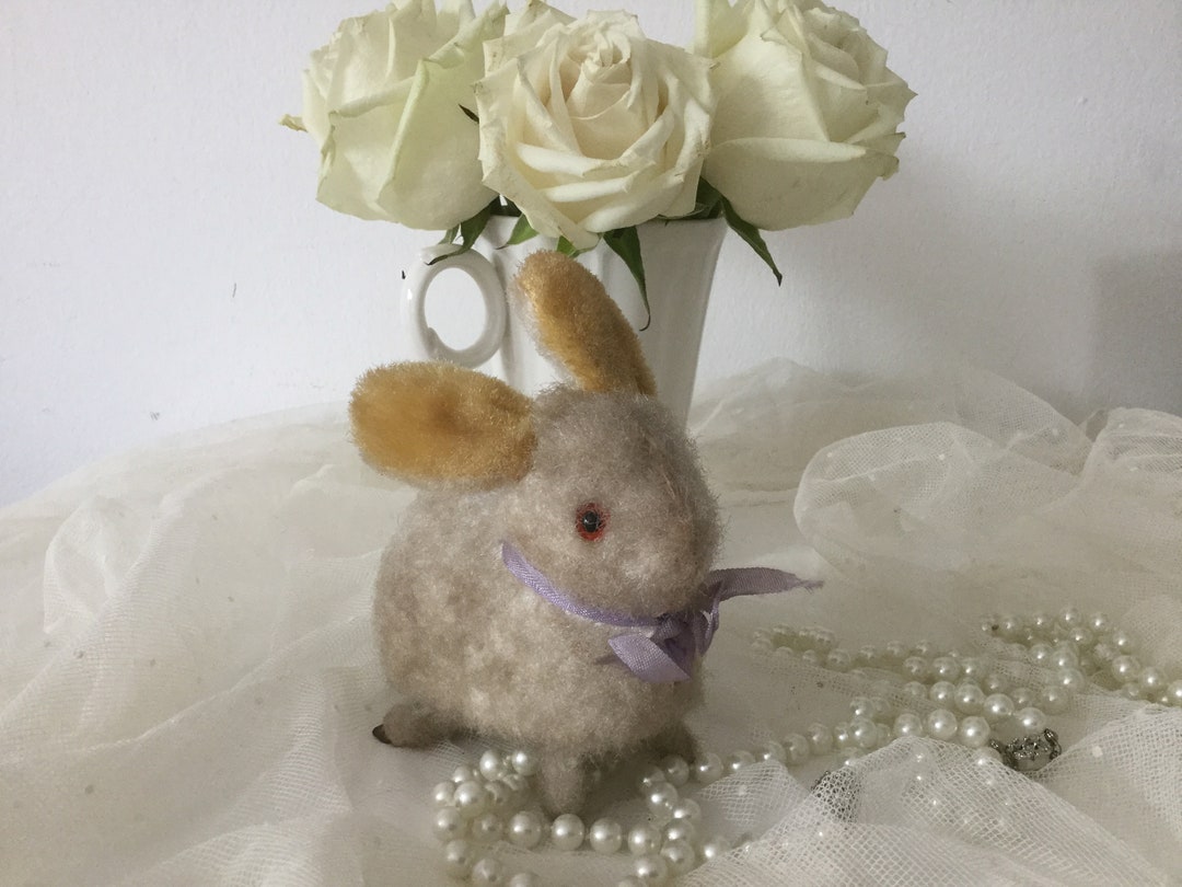 Antique Rabbit Toy Hoppelhase Rabbit Antique Steiff Dollhouse easter ...