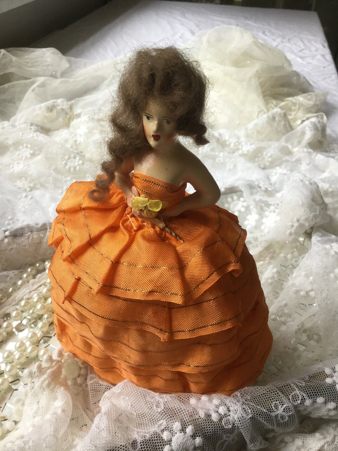 Half-tea-doll Tea Doll French Antique Artist Doll 19th Century Beige ...