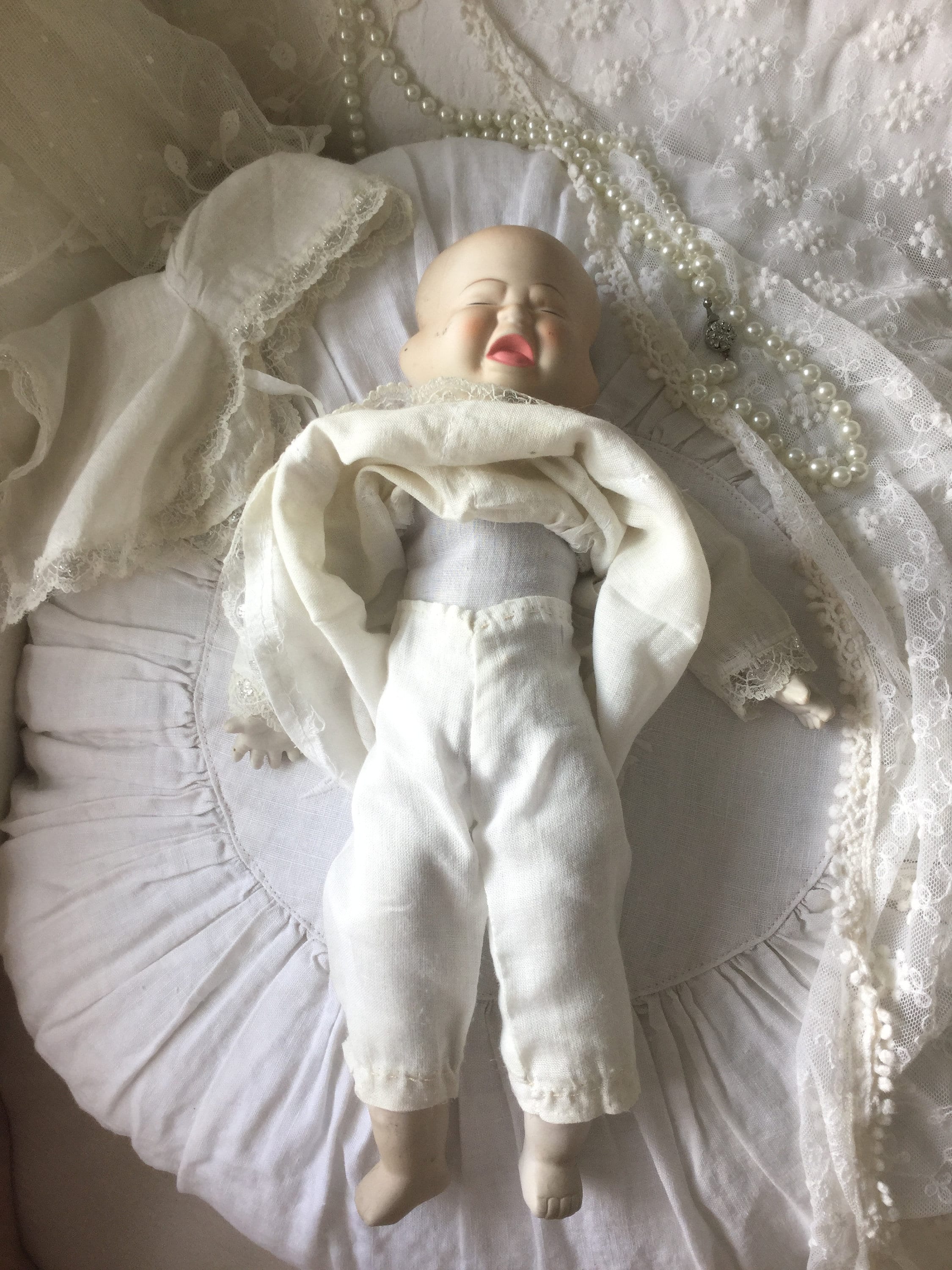 Antique Three Faced Doll Porcelain Head Dollartist - Etsy UK