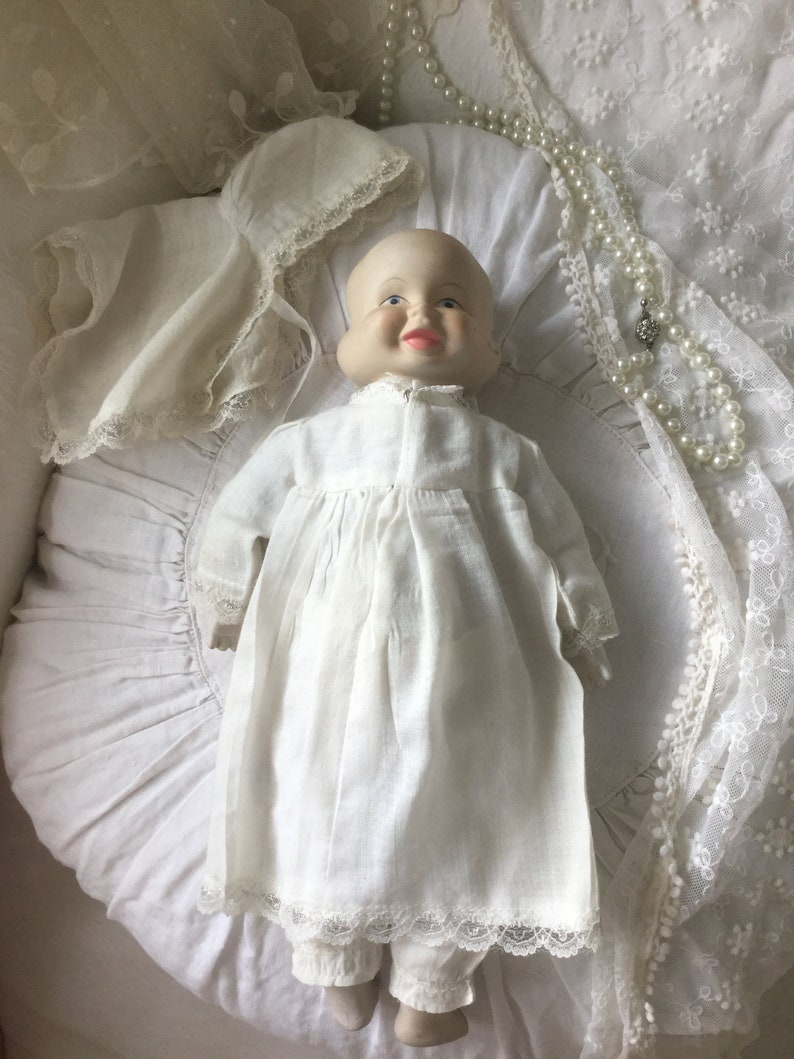 Antique Three-faced Doll*porcelain Head Doll*artist Doll*brocante*19th ...