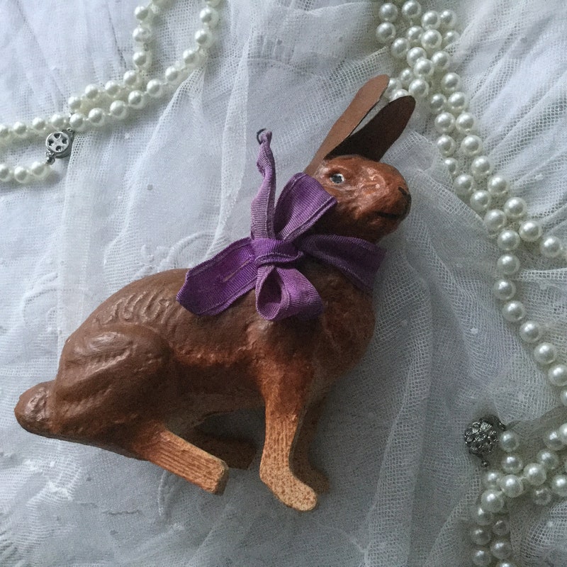Paper Mache Bunny - Etsy
