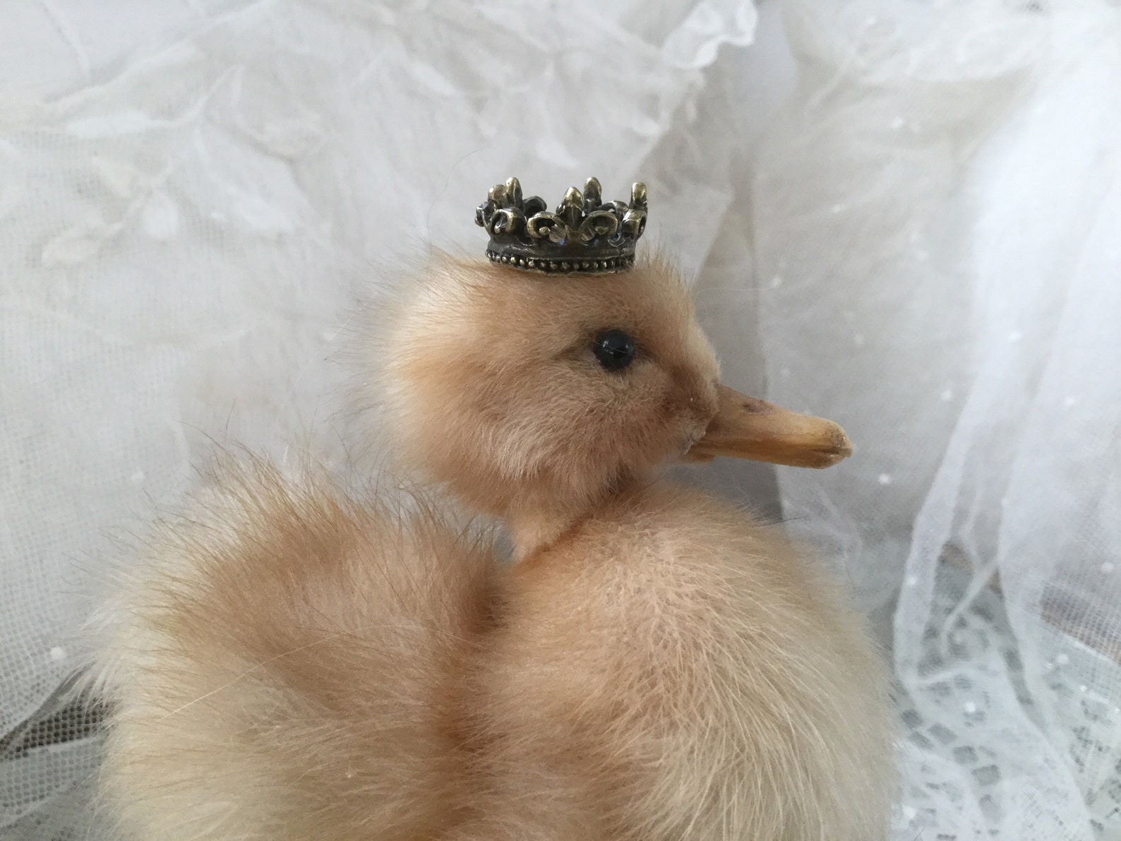 Tiny Small Metal Crown Tiara Diadem Vintage Bronze Silver Doll Crown ...