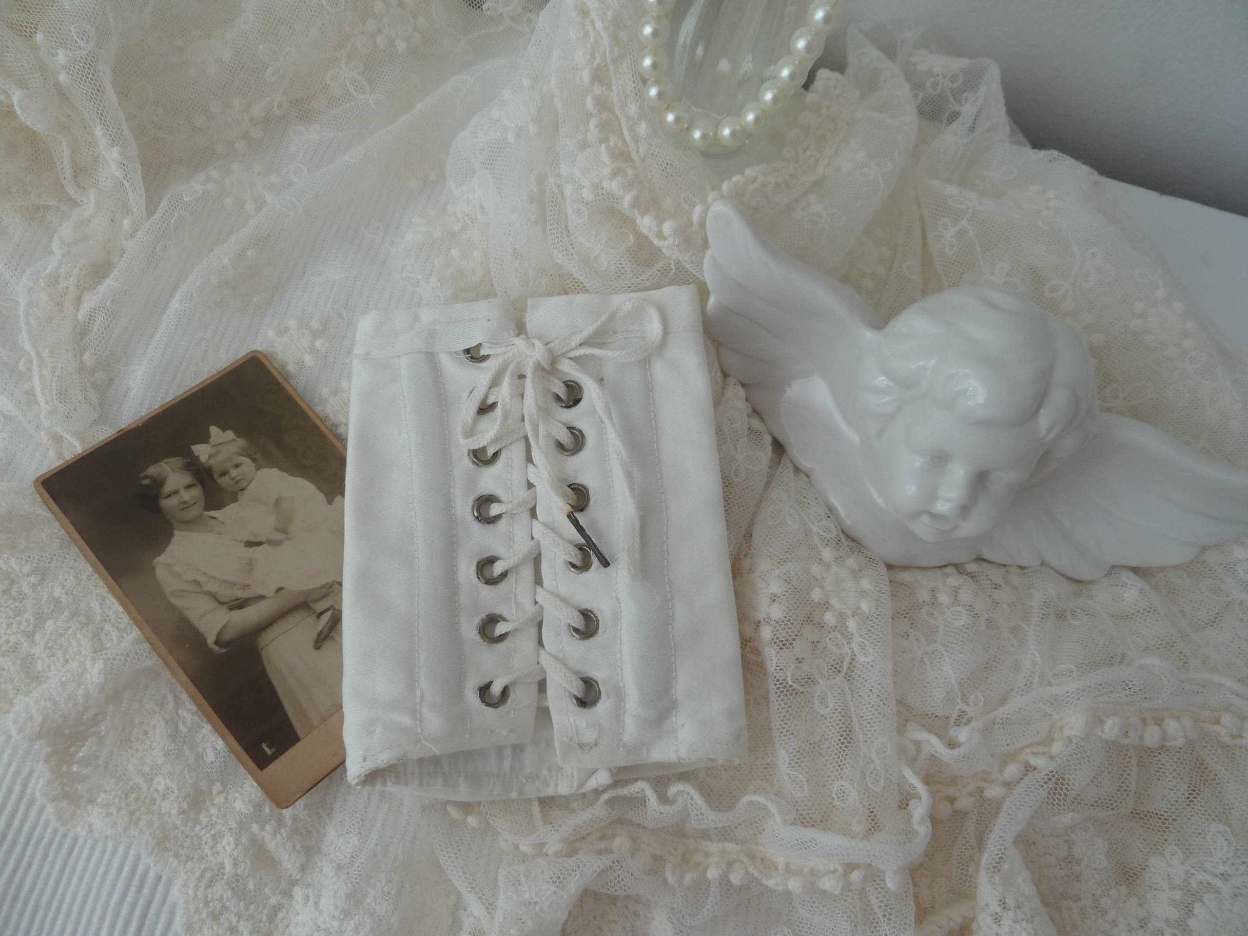 Antique Doll Corset Edwardian Style Victorian Style Underwear 19th ...