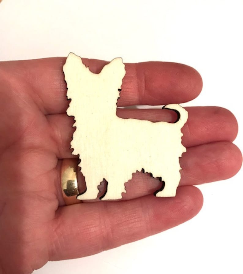 Yorkshire Terrier Dog Fridge Magnet in Wood...laser Cut - Etsy