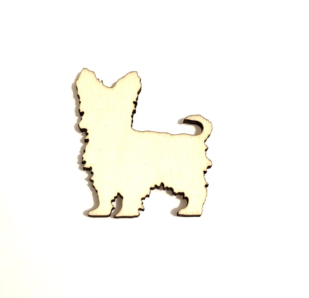 Yorkshire Terrier Dog Fridge Magnet in Wood...laser Cut - Etsy