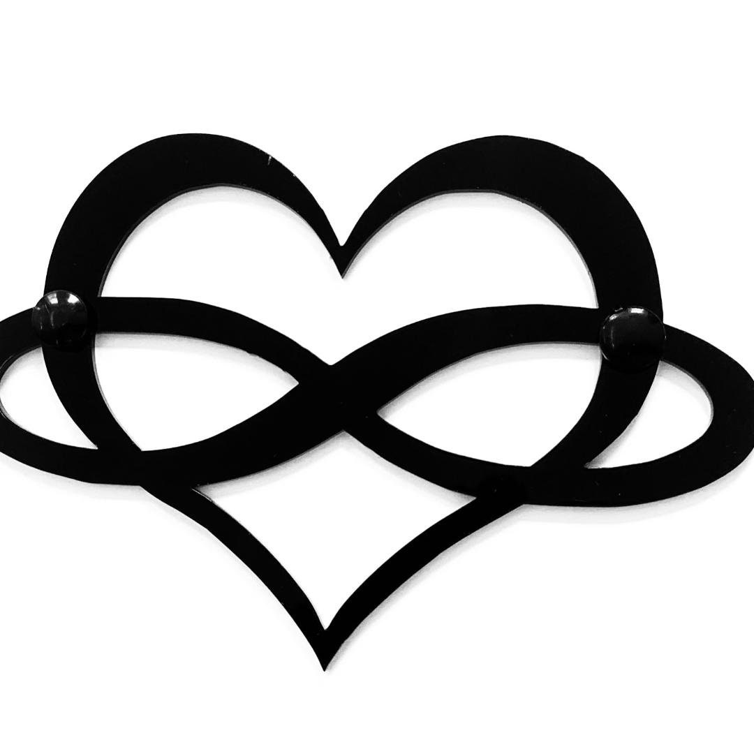 Infinity Symbol Simple Wall Art Wall Decor Love Sign in Black | Etsy