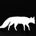 Fox Fridge Magnet in White - Etsy