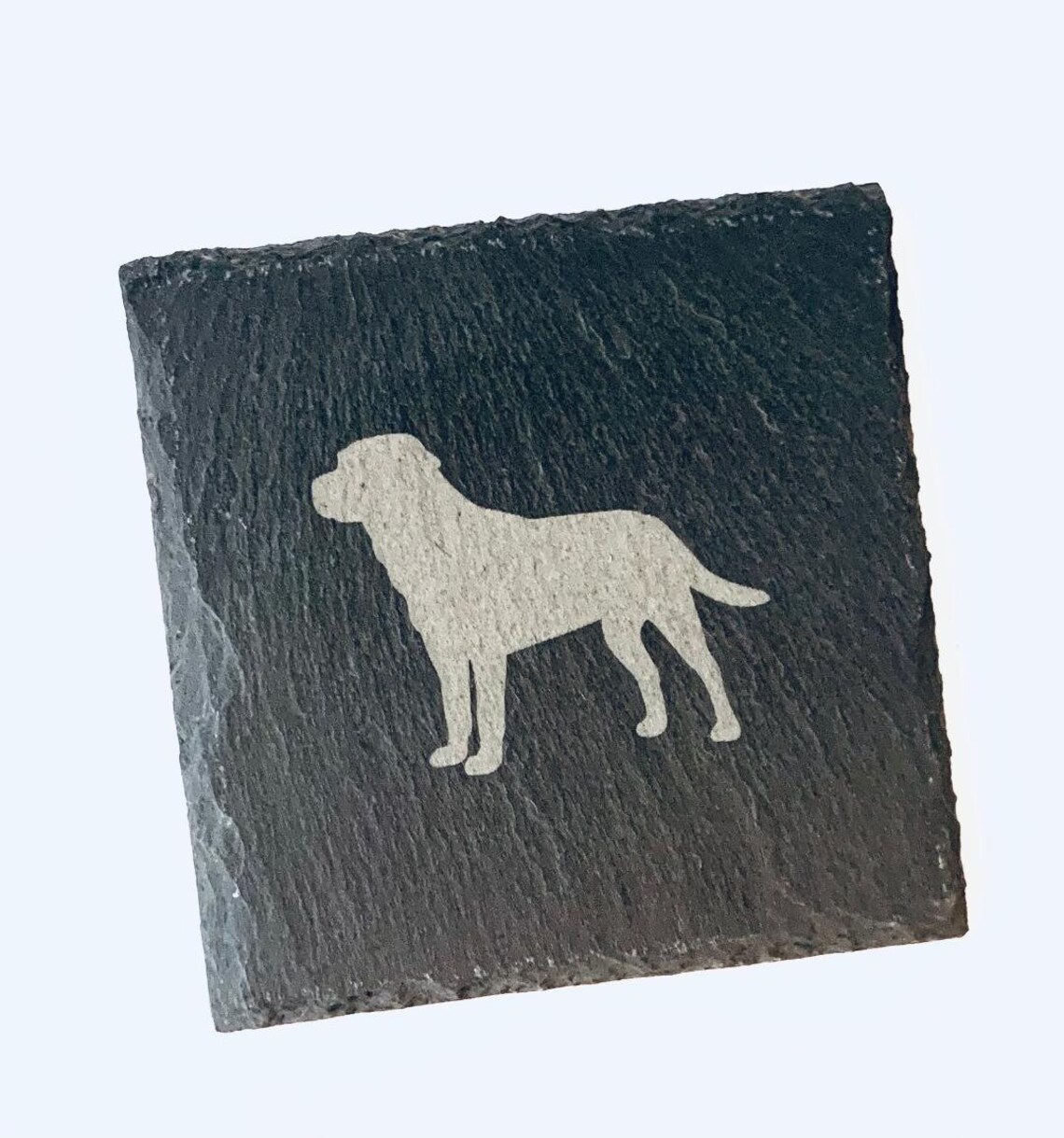 Labrador Dog Rustic Slate Coasters Laser Engraved Square - Etsy