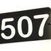 Personalised Door Number Sign Plaque in Acrylic With White - Etsy