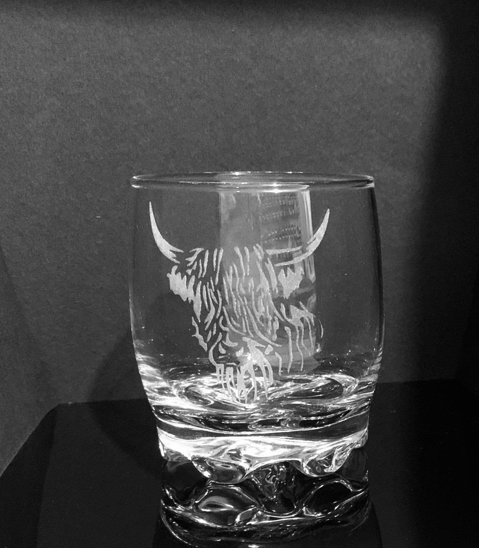 Highland Cow Engraved Whisky Glass Gift - Etsy UK