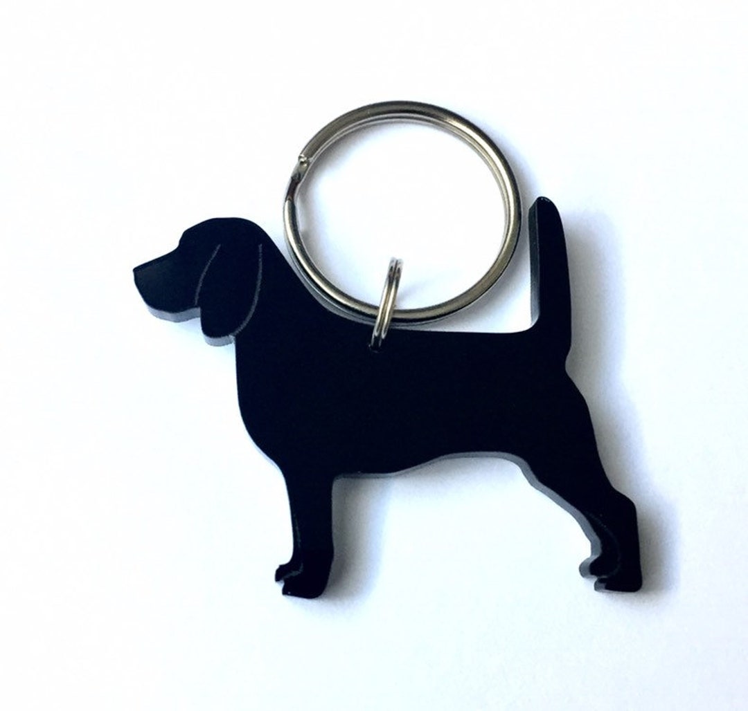 Beagle Dog Keyring Bag Charm Keychain Gift - Etsy