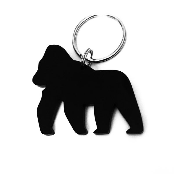 Gorilla Keychain - Etsy