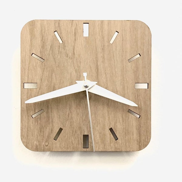 Square Wall Clock - Etsy