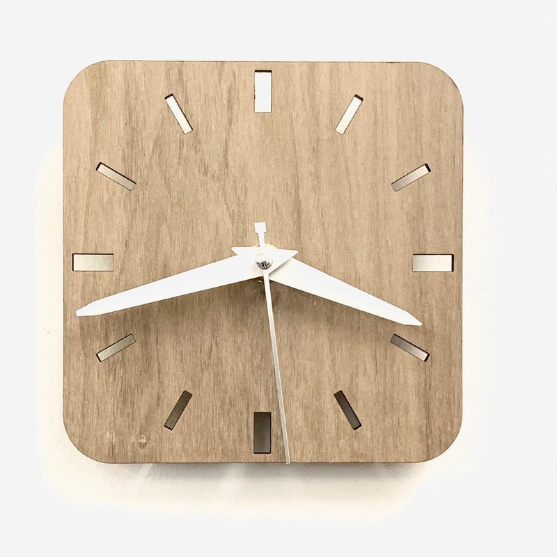 Square Wall Clock - Etsy
