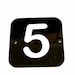 Personalised Door Number Sign Plaque in Acrylic With White - Etsy