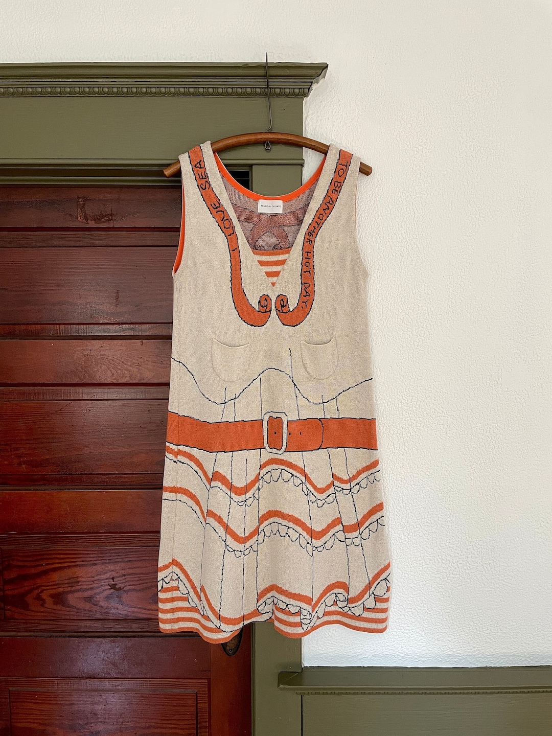 Trompe L'oeil Knit Dress by Japanese Designer Tsumori Chisato 1920s Art ...