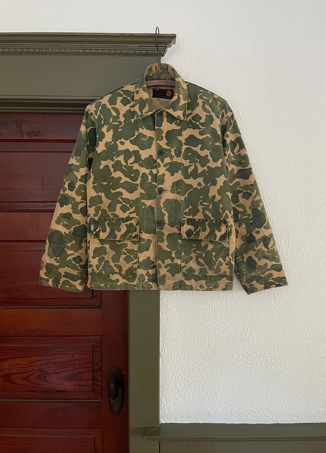 Vintage 1960s Bullseye Bill Camouflage Shirt Jacket - Etsy