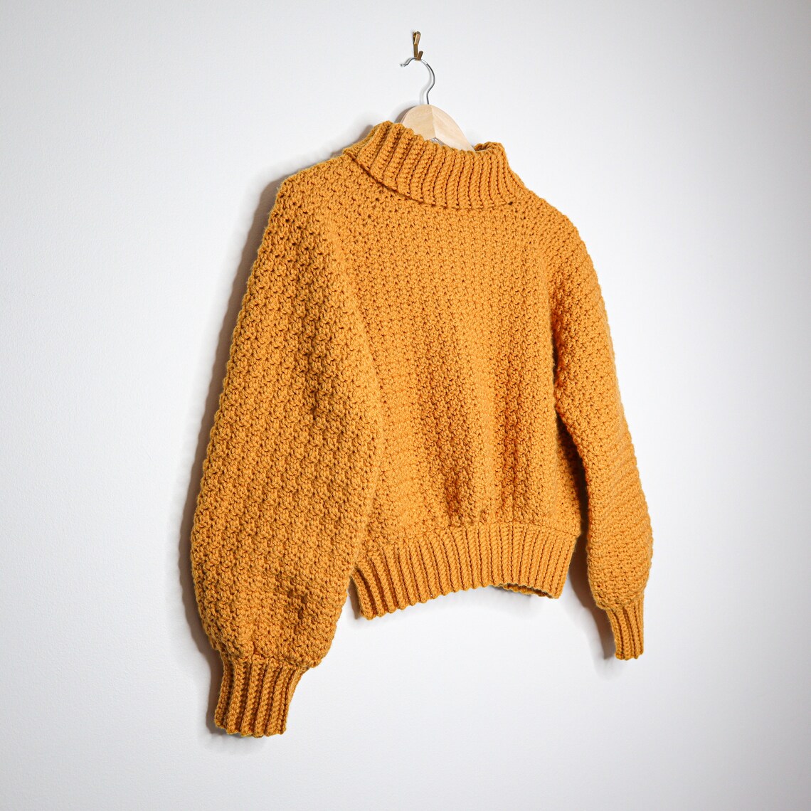 CROCHET PATTERN: the Millennial Jumper Cowl Neck/ Turtle - Etsy