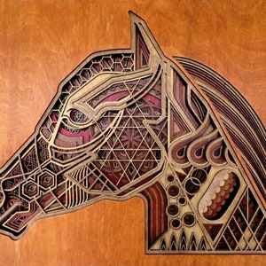Equus Animo spirit of the Horse Laser Cut - Etsy