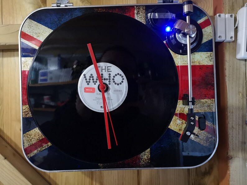 THE WHO Clock Turntable Clock Record Player Clock - Etsy