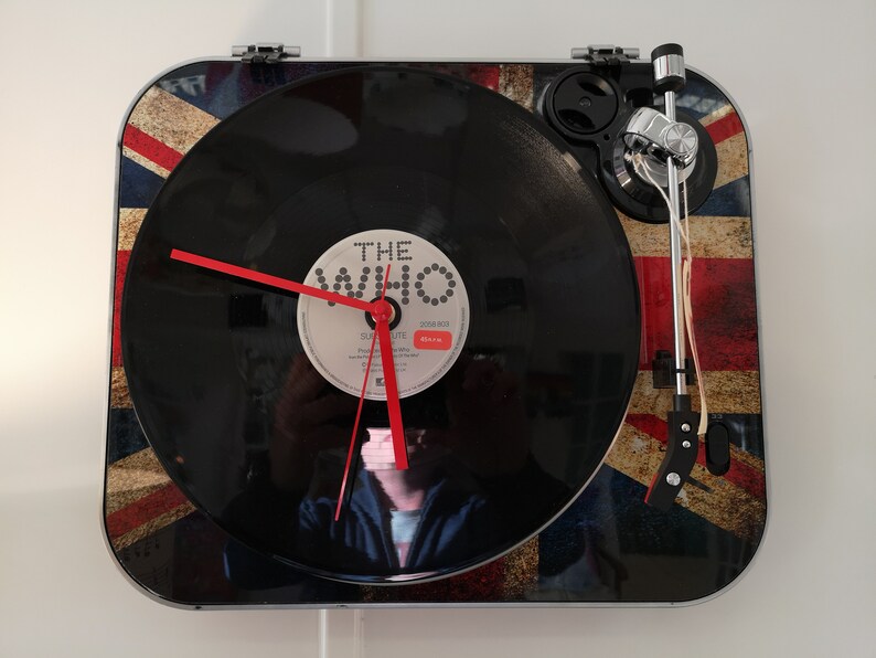 THE WHO Clock Turntable Clock Record Player Clock - Etsy