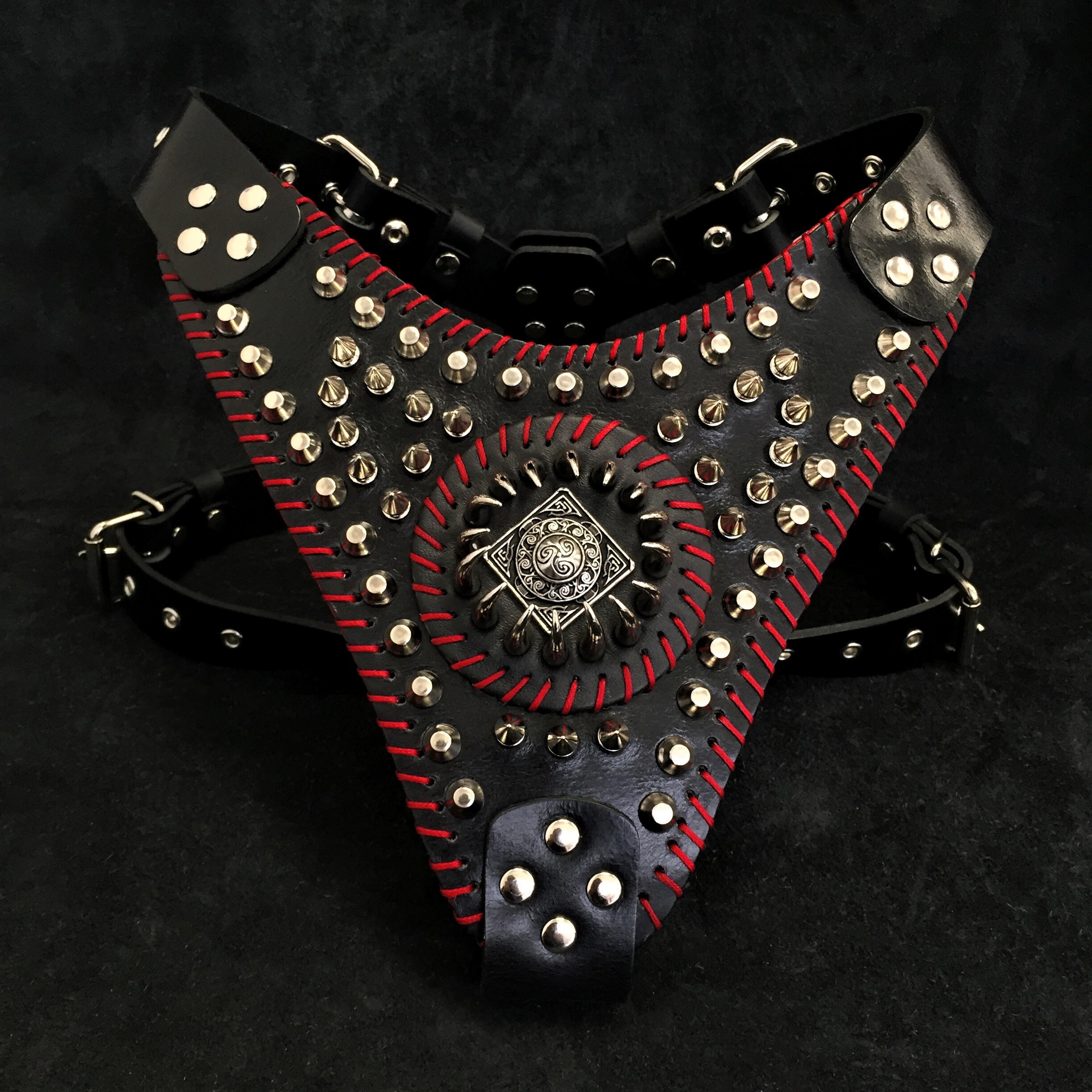 Bestia Hand Stitched "david" Harness for Big Dogs. Unique Design ...