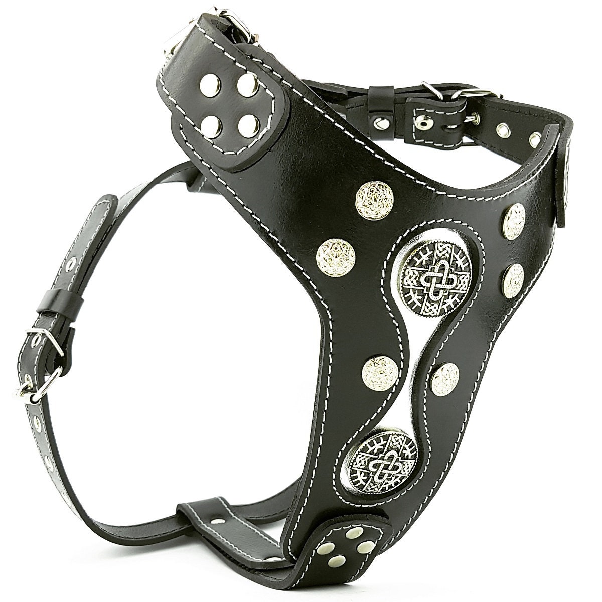 Bestia™ Genuine Leather hektor Harness. Rivet - Etsy