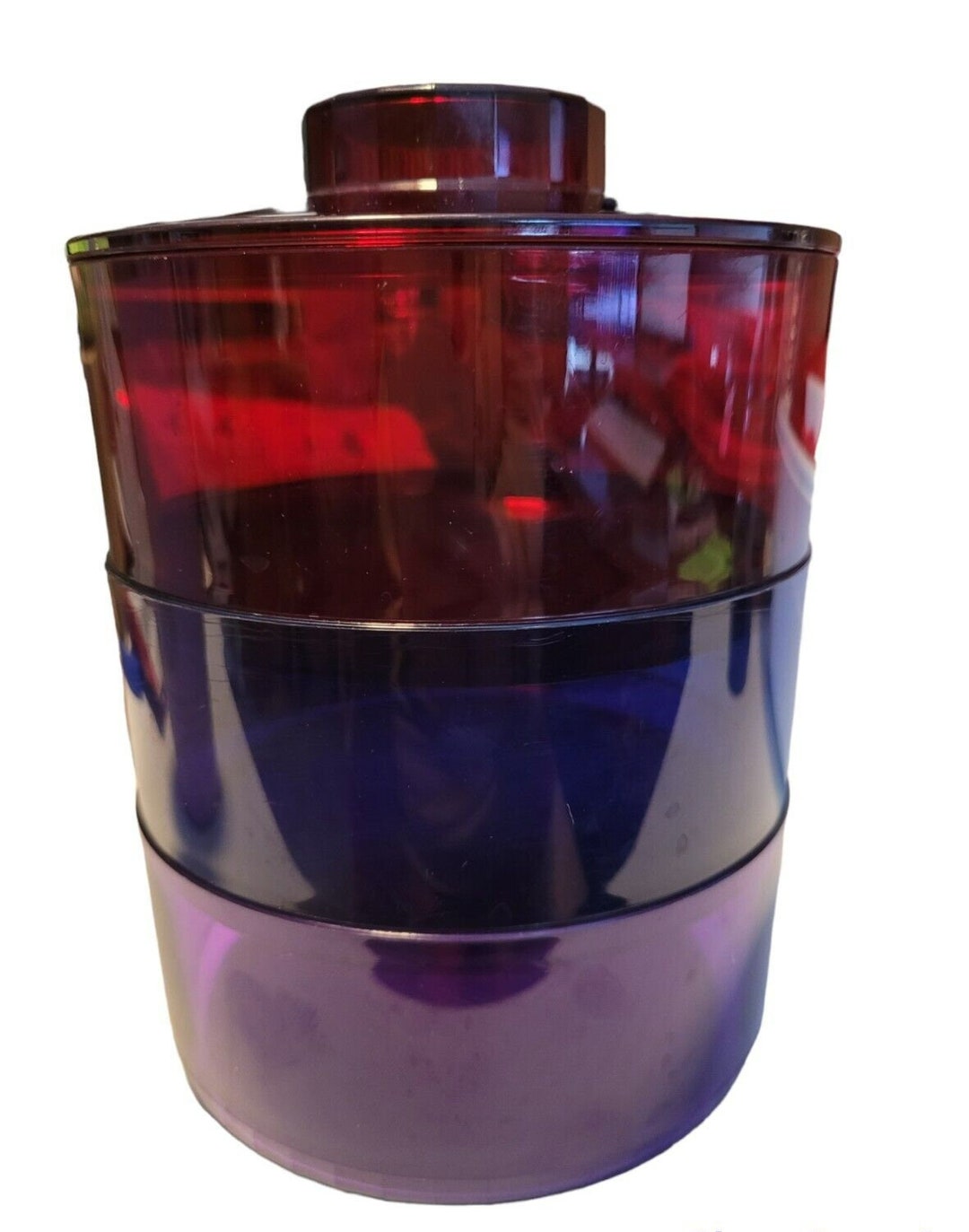 Vintage Tupperware Preludio Acrylic Round Covered Stackable Dish ...