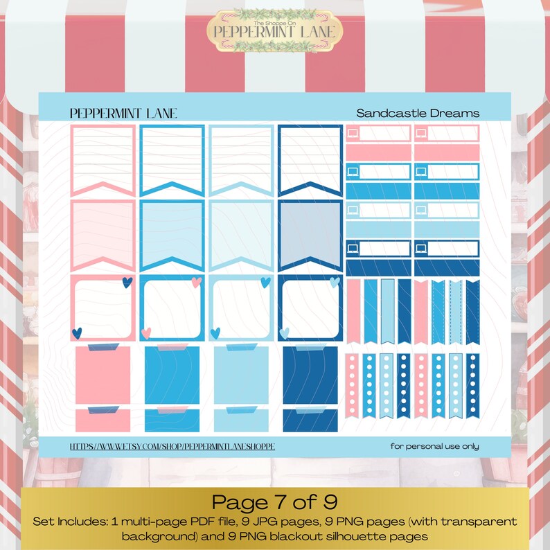 Weekly Printable Planner Stickers Kit, Vertical Week Stickers Kit ...