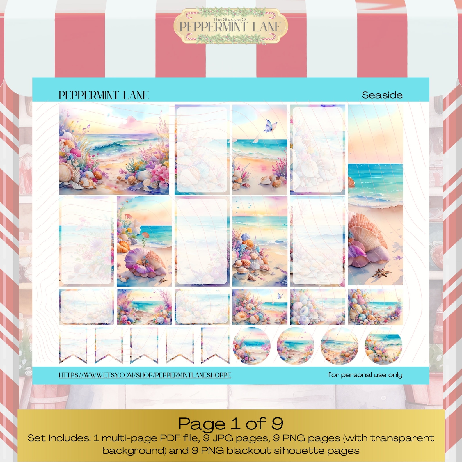 Weekly Printable Planner Stickers Kit, Vertical Week Stickers Kit ...