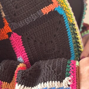 PİCASSO CROCHET CARDIGAN Hand Made Grannysquare Limited Edition - Etsy