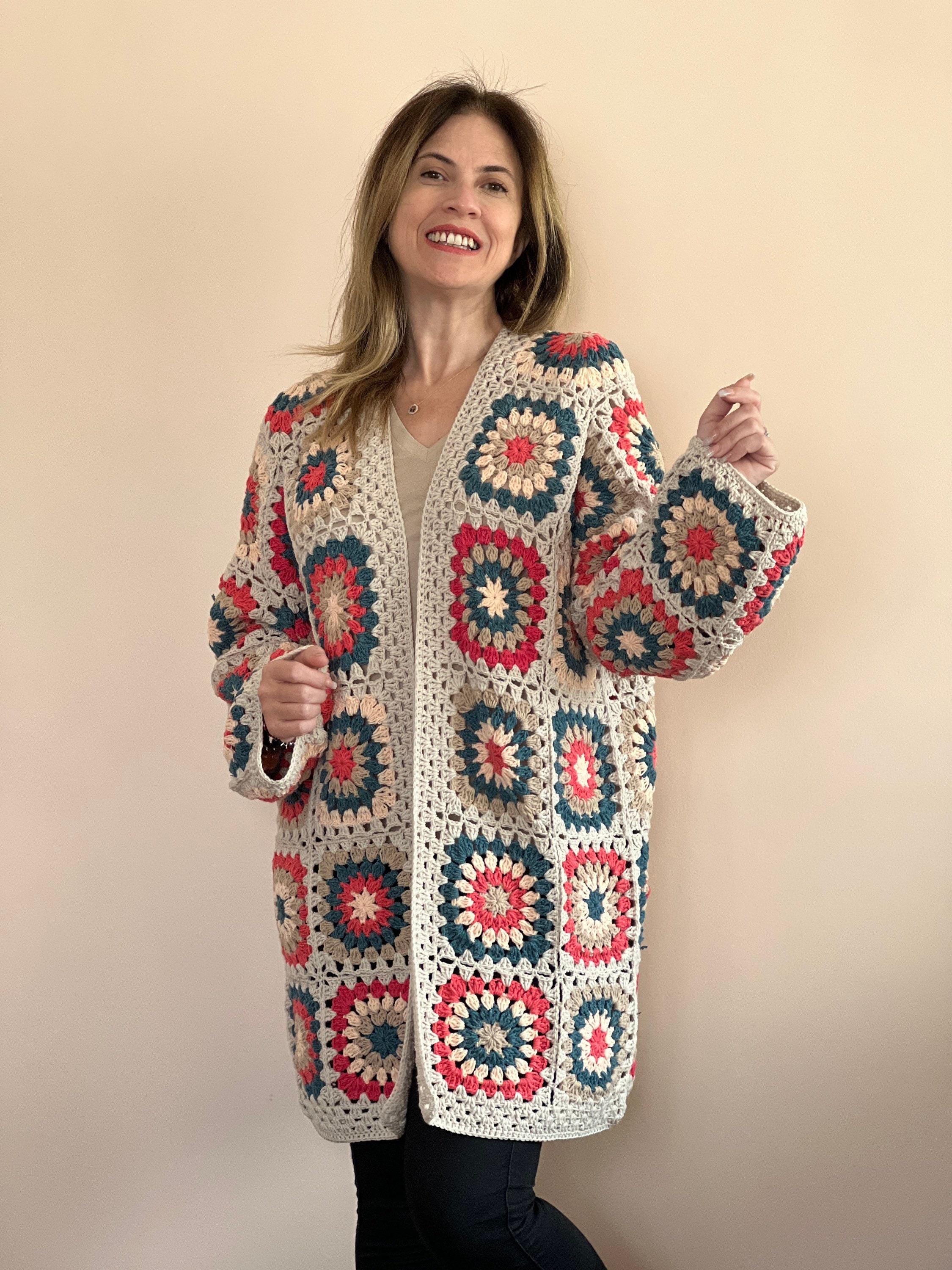 CROCHET CARDIGAN - Etsy
