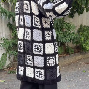 COLLAR CROCHET CARDIGAN - Etsy