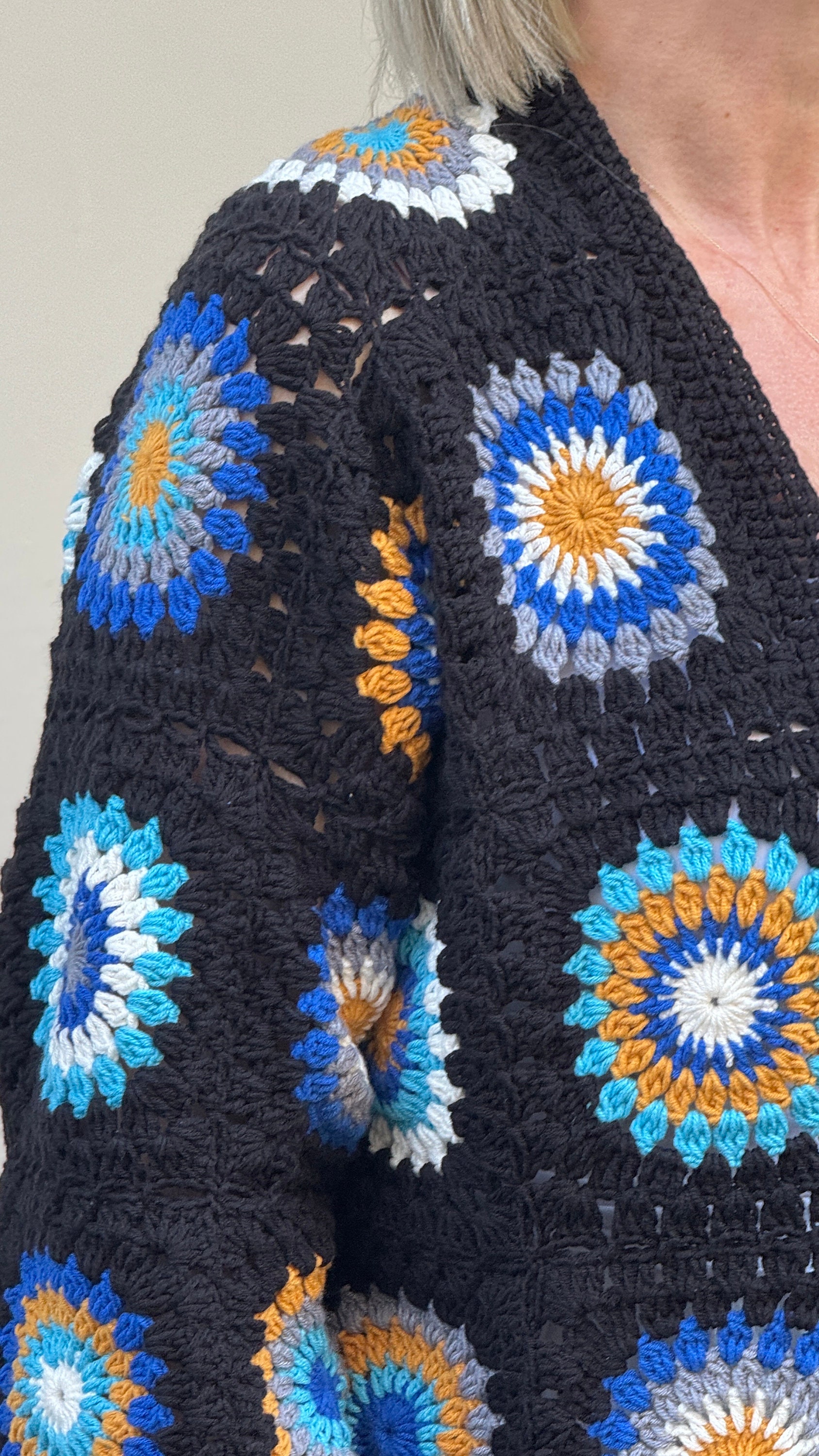 Crochet Cardigan Handmade Granny - Etsy