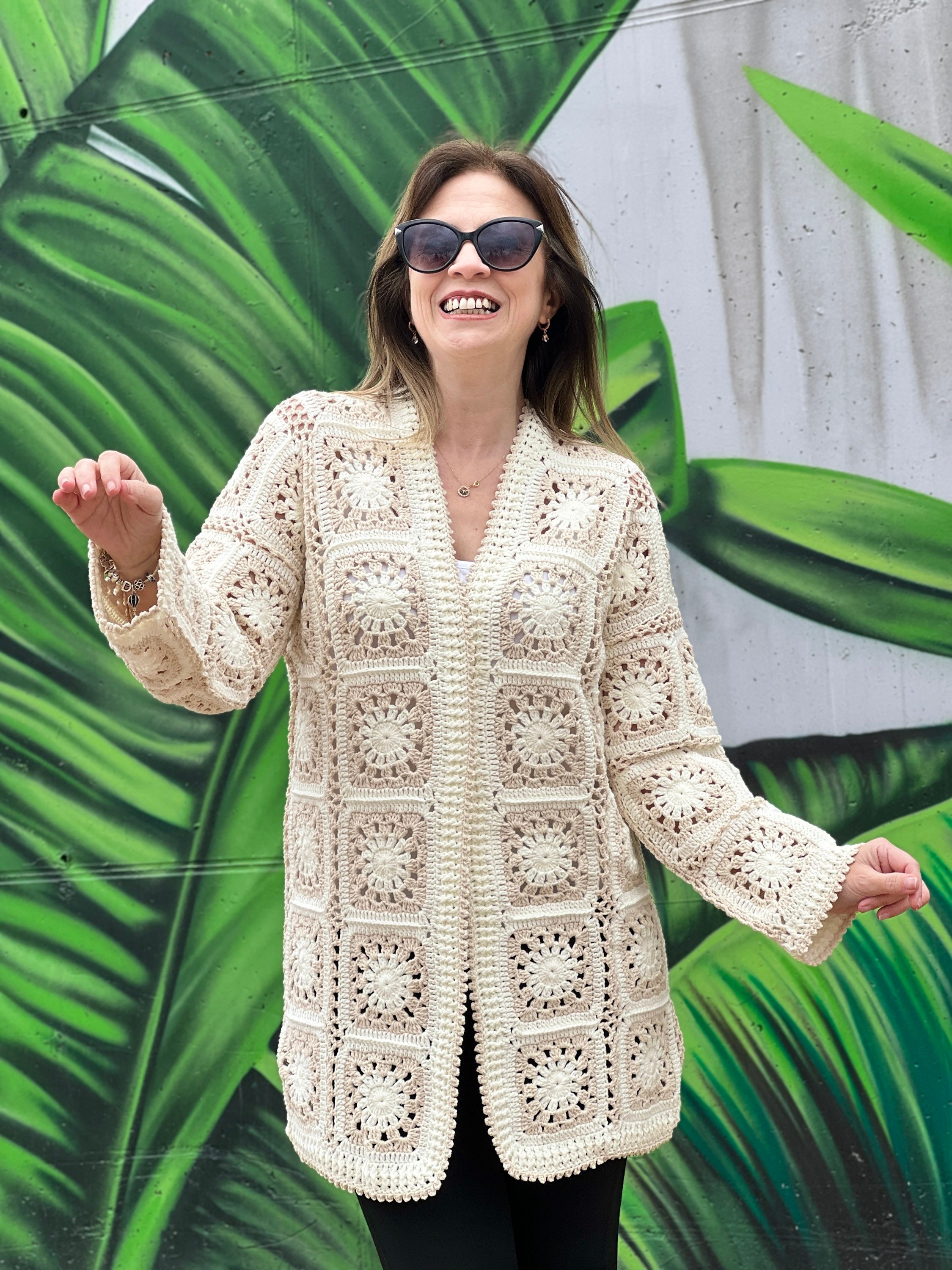 Crochet Cardigan - Etsy
