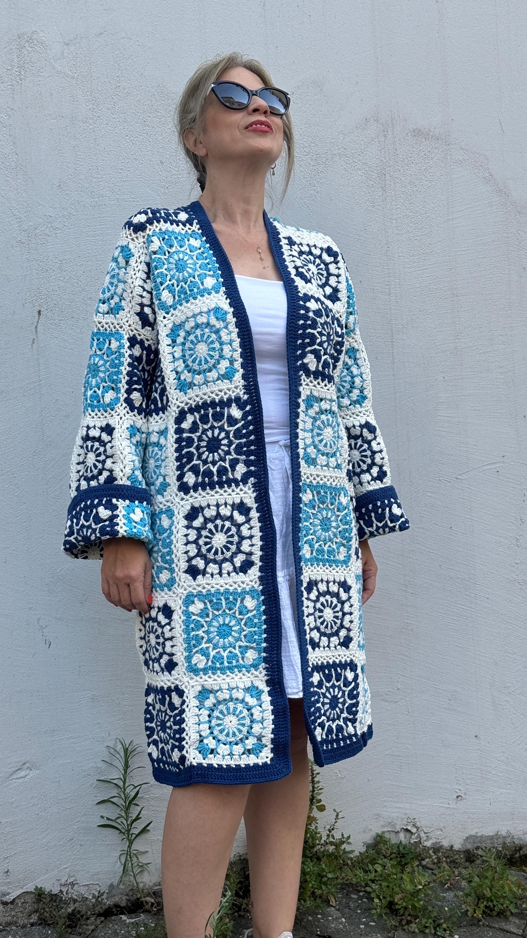 CROCHET CARDIGAN - Etsy