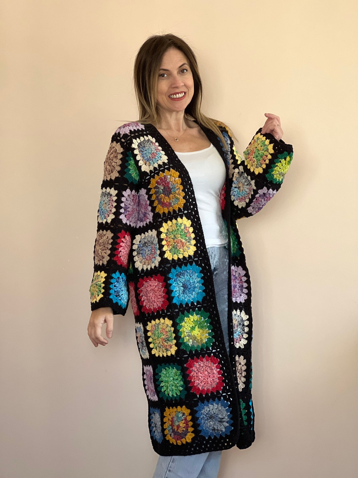 CROCHET CARDIGAN HANDMADE - Etsy