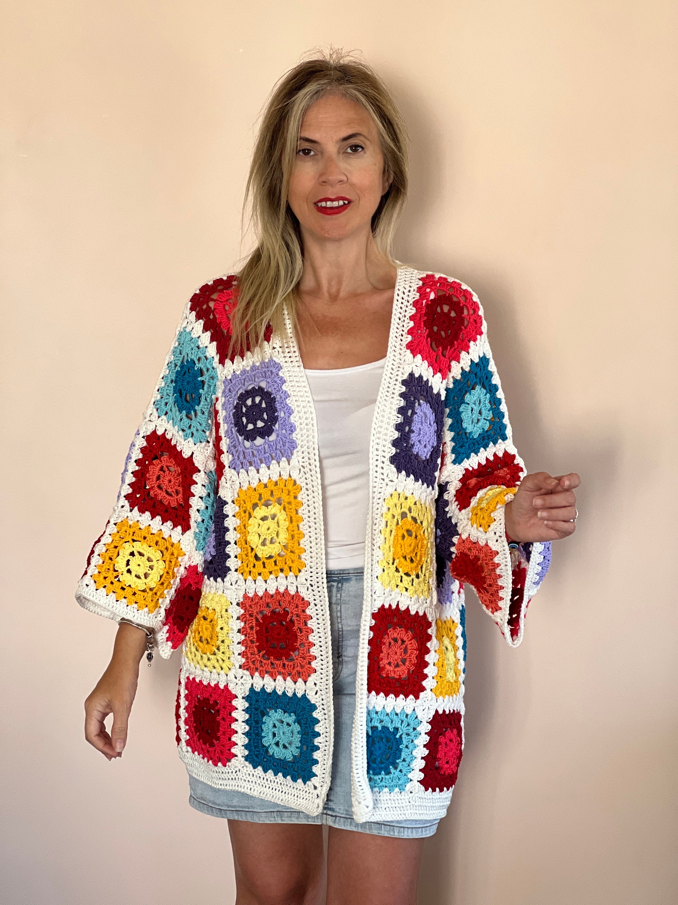 Crochet Cardigan - Etsy